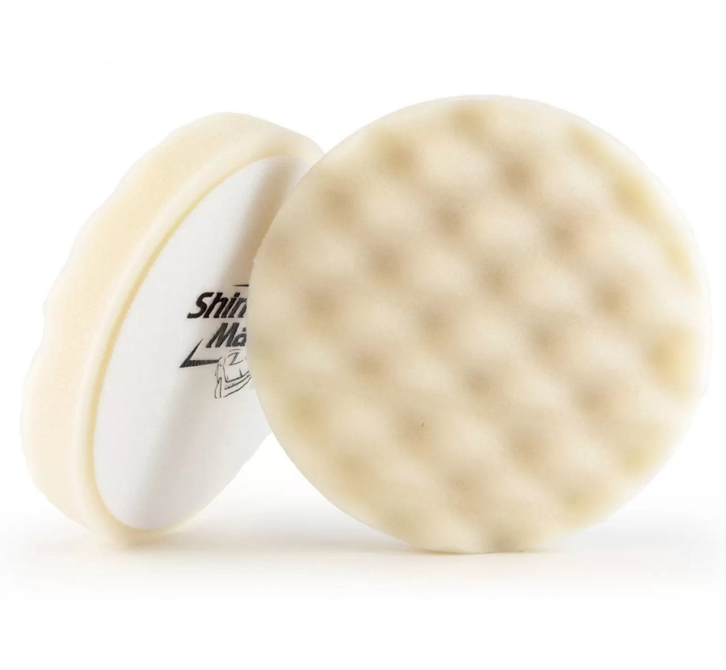 ShineMate – Waffle White Polishing & Finishing Pad 6”